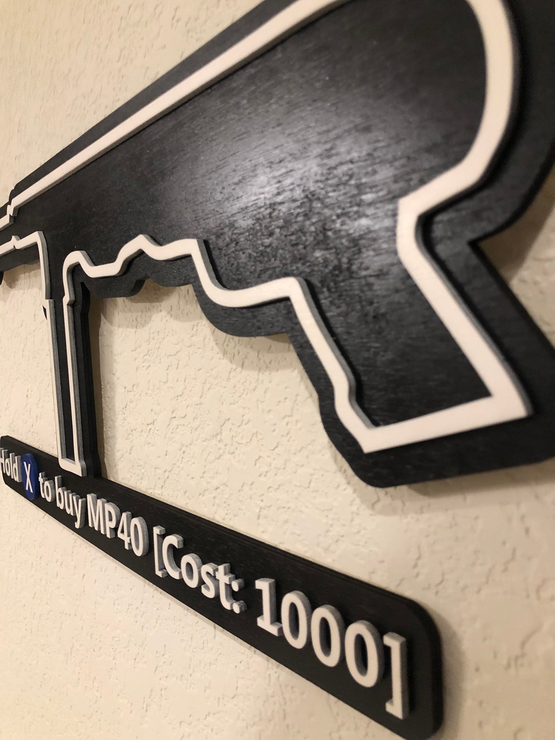 MP40 Wall Gun Buy Wood Sign - Etsy