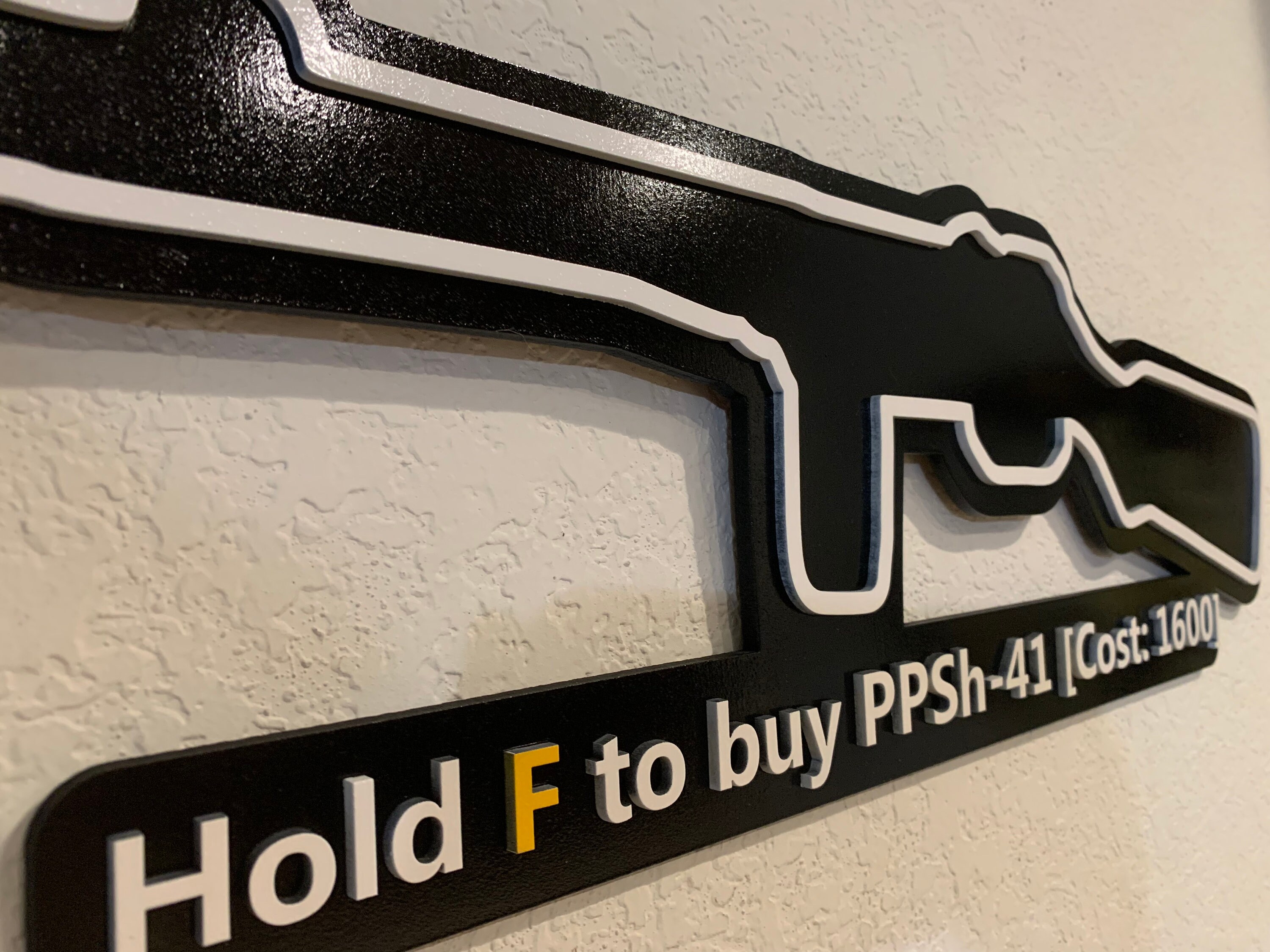 Ppsh-41 Wall Gun Buy BO3 Wood Sign - Etsy