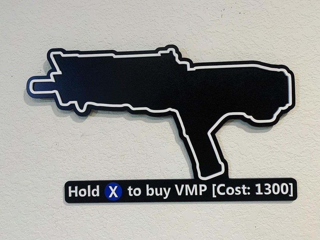 VMP Wall Gun Buy BO3 Wood Sign - Etsy