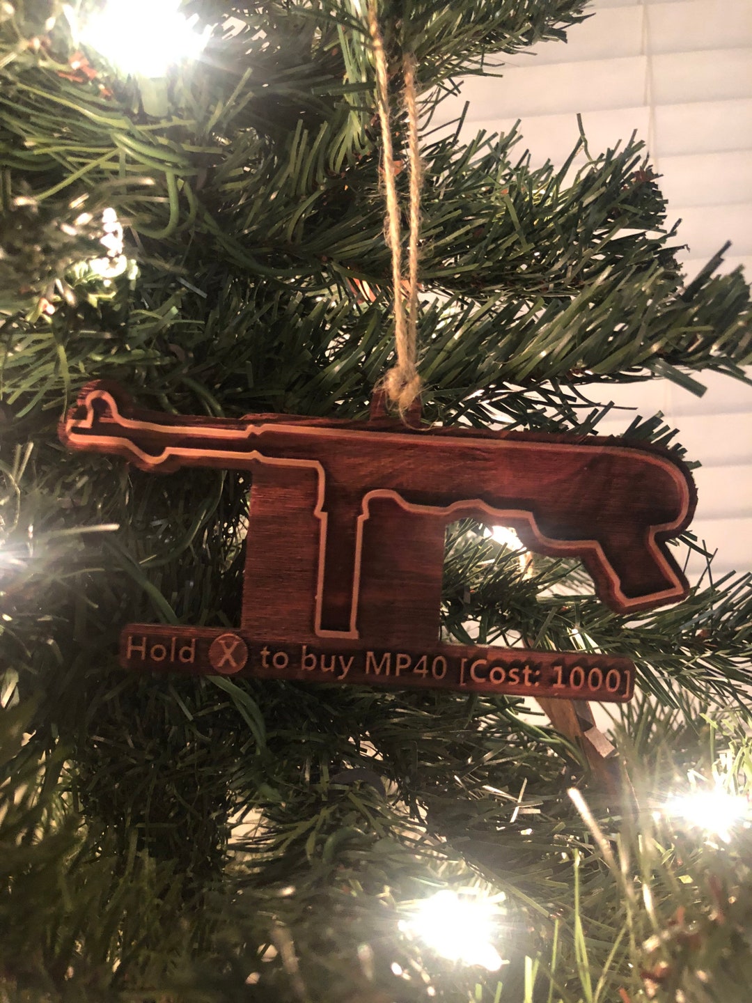 MP40 Wall Buy Cedar Ornament - Etsy