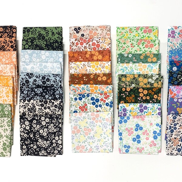 Bright Floral Fabric - Etsy