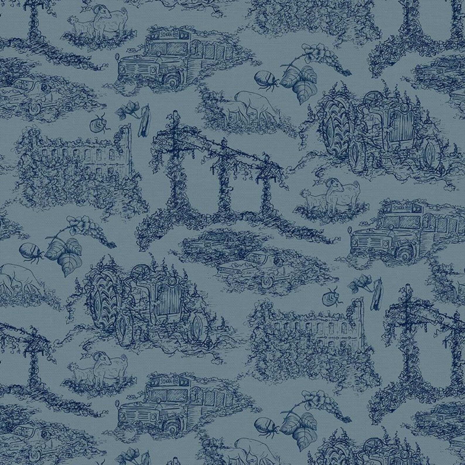Kudzu by Wanderingmoda - Paintbrush Studio Fabrics - Soft Quilting ...