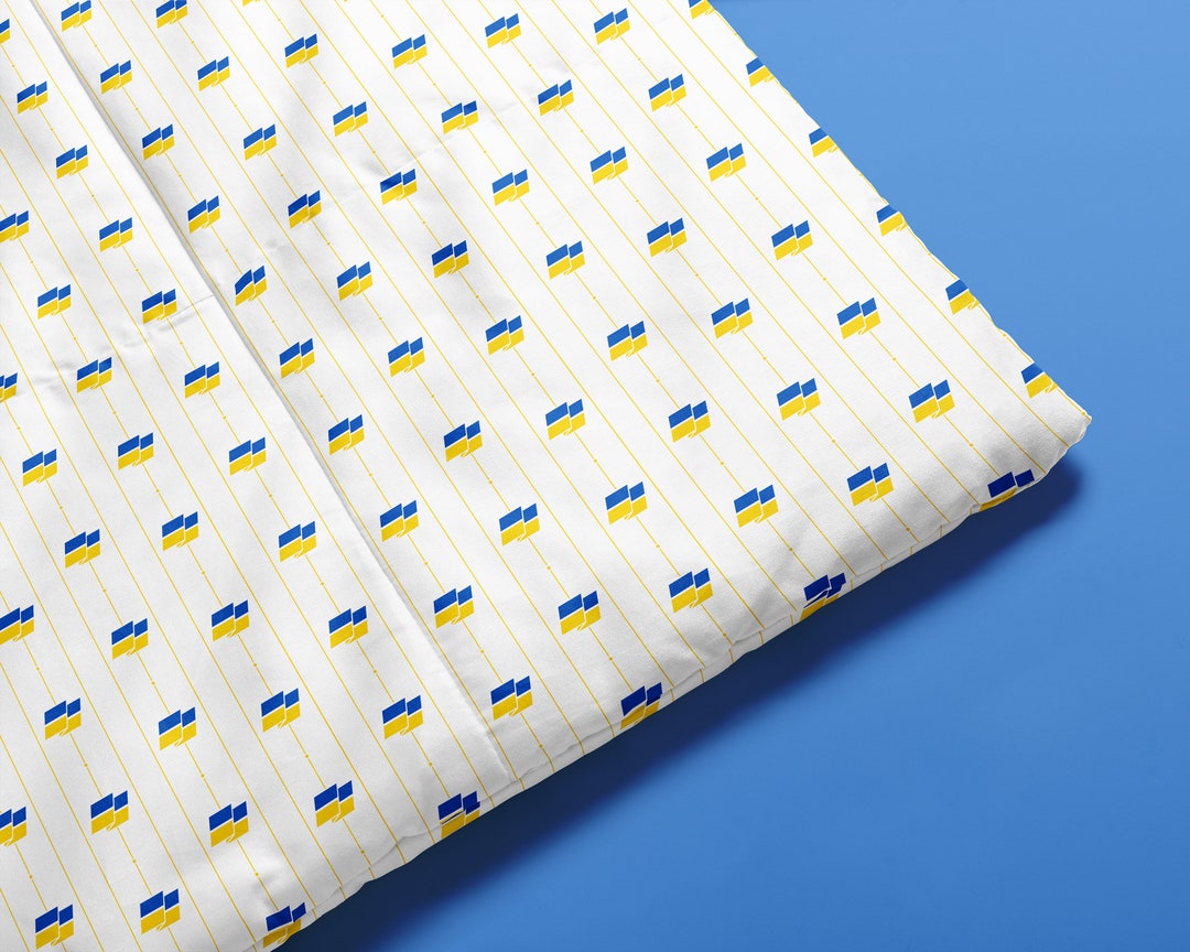 Ukrainian Flag Quilting Cotton Fabric, Support Ukraine - Etsy