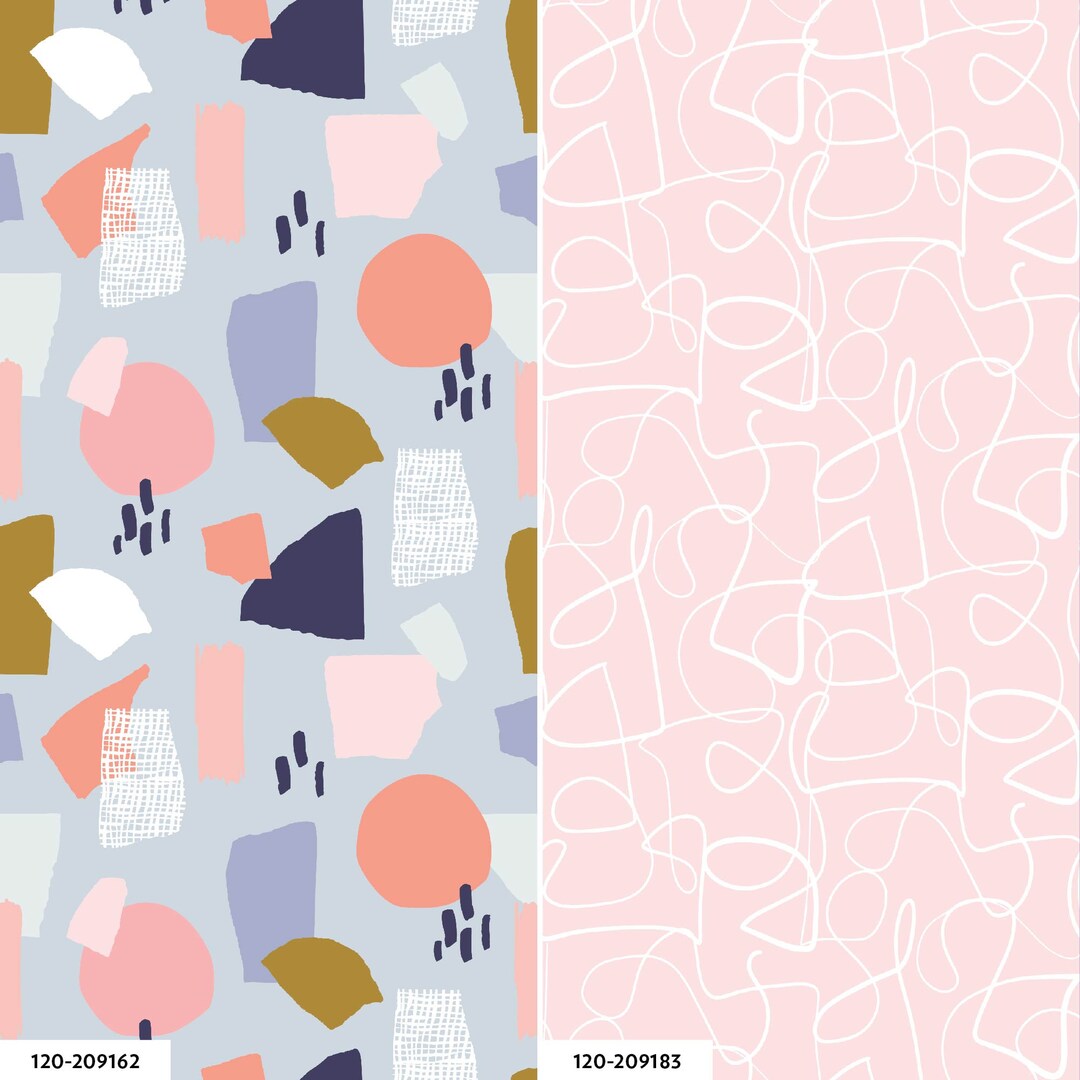 Abstract Collage by Ampersand Design Studio - Muted Colorway ...