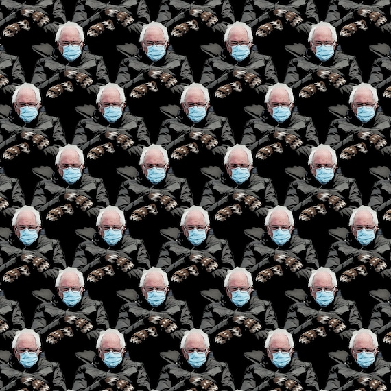 Bernie Sanders Mood Fabric - Etsy