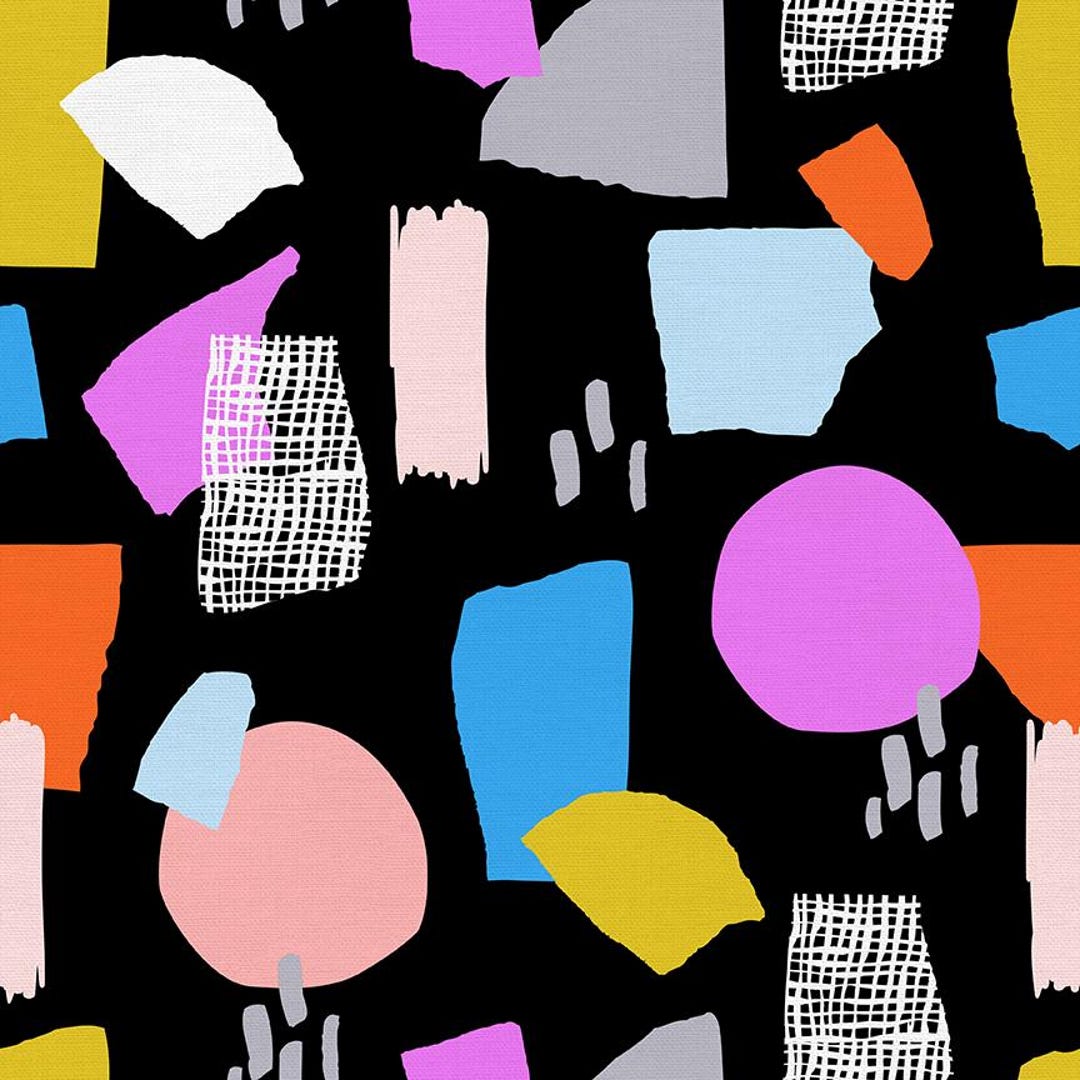 Abstract Collage by Ampersand Design Studio - Bright Colorway ...