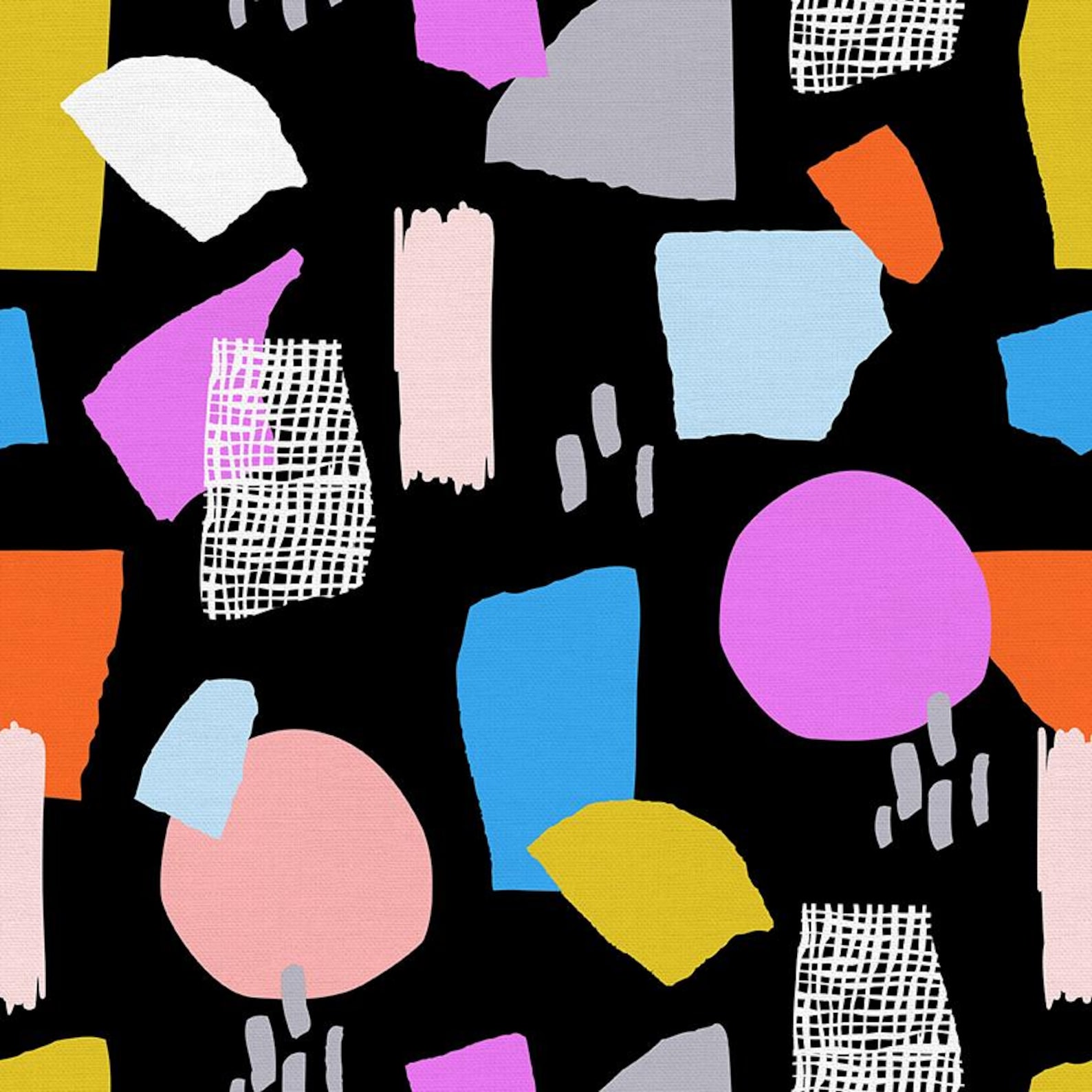 Abstract Collage by Ampersand Design Studio - Bright Colorway ...