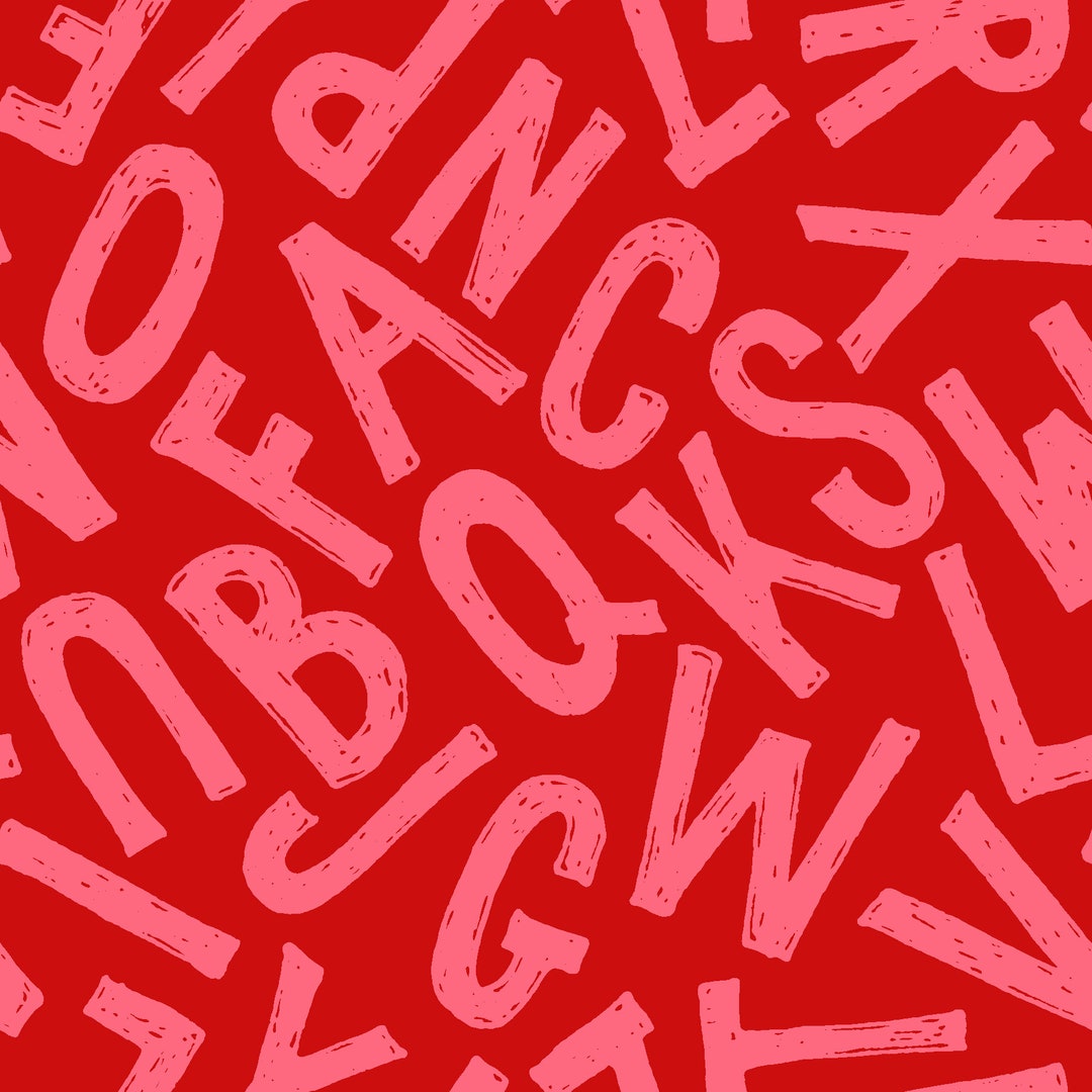 English Lesson Red by PBS Fabrics - Paintbrush Studio Fabrics ...