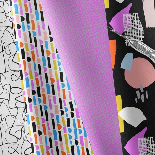 Abstract Fabric - Etsy