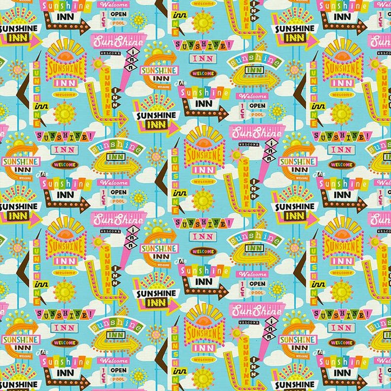 Sunshine Inn by Lysa Flower - Paintbrush Studio Fabrics - Quilting ...