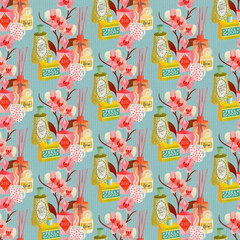 Bubble Bath Fabric Cotton by the Yard - Etsy
