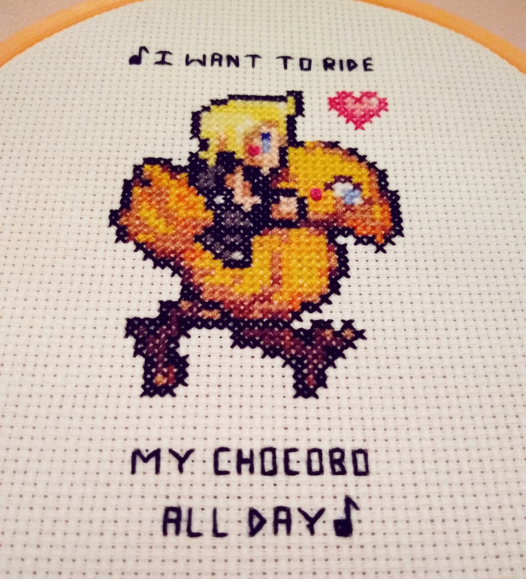 FFXV Prompto and Chocobo Cross-stitch Pattern - Etsy
