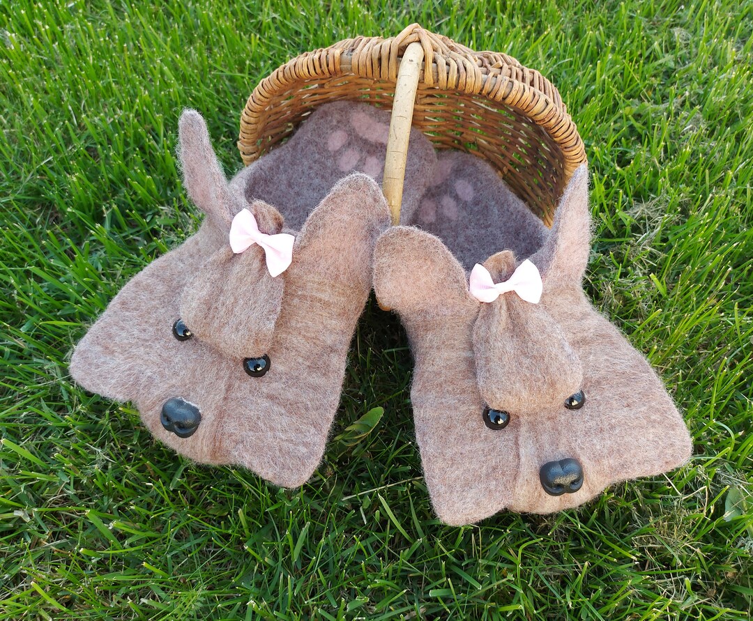 Felted Slippers Yorkslippers Yorkshire Terrier Custom Slippers Handmade ...