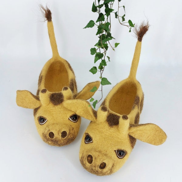 Animal Slippers - Etsy