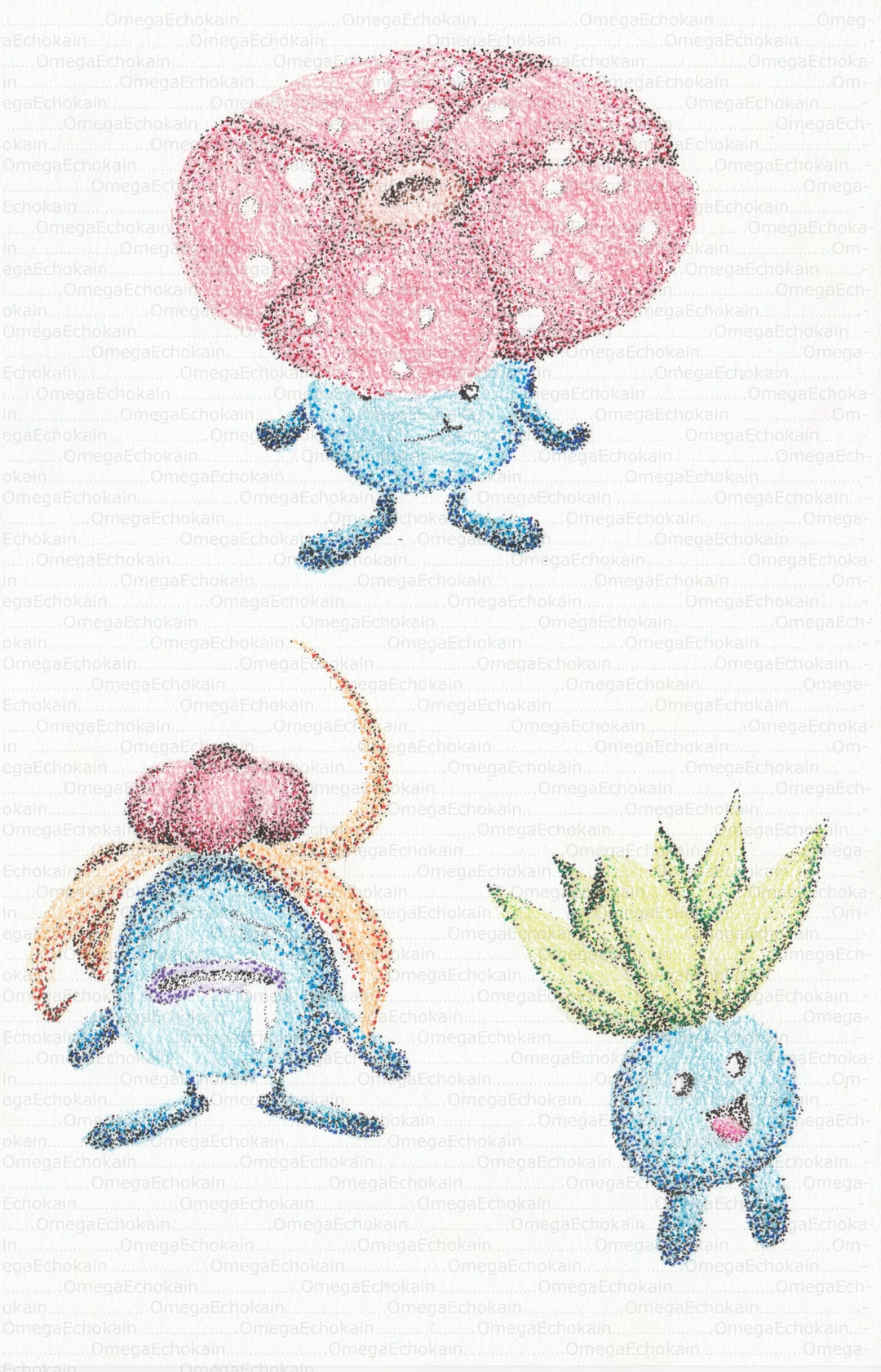 Pen, Pencil & Stock Paper Dotted/pointillism/stippling Art of Pokemon ...