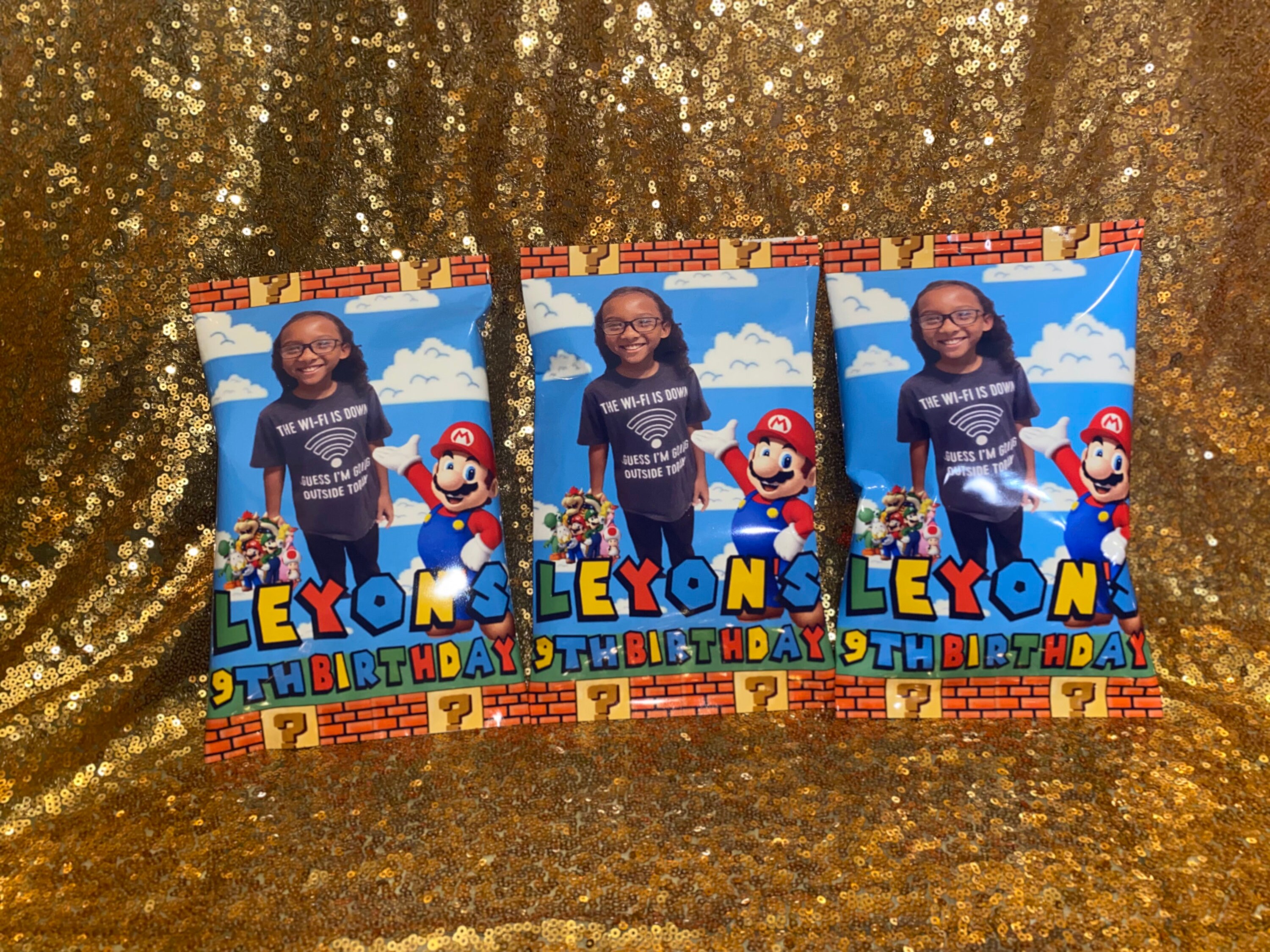 Customized Party Favors, Kids Birthday Chip Bag, Kids Party Favors ...