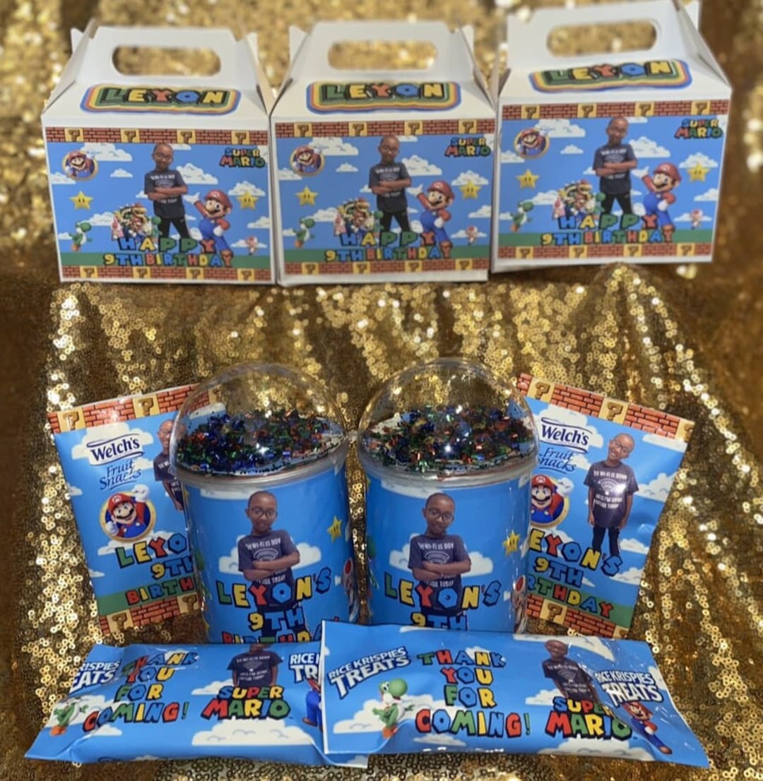 Customized Party Favors, Kids Birthday Chip Bag, Kids Party Favors ...