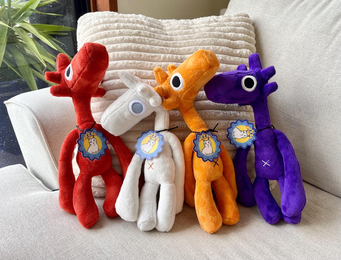 Handmade Weighted Plush Creature Purple Eleanor Rigby - Etsy