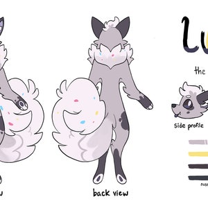 Custom Fursona Reference Sheet - Etsy