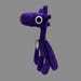 Handmade Weighted Plush Creature Purple Eleanor Rigby - Etsy