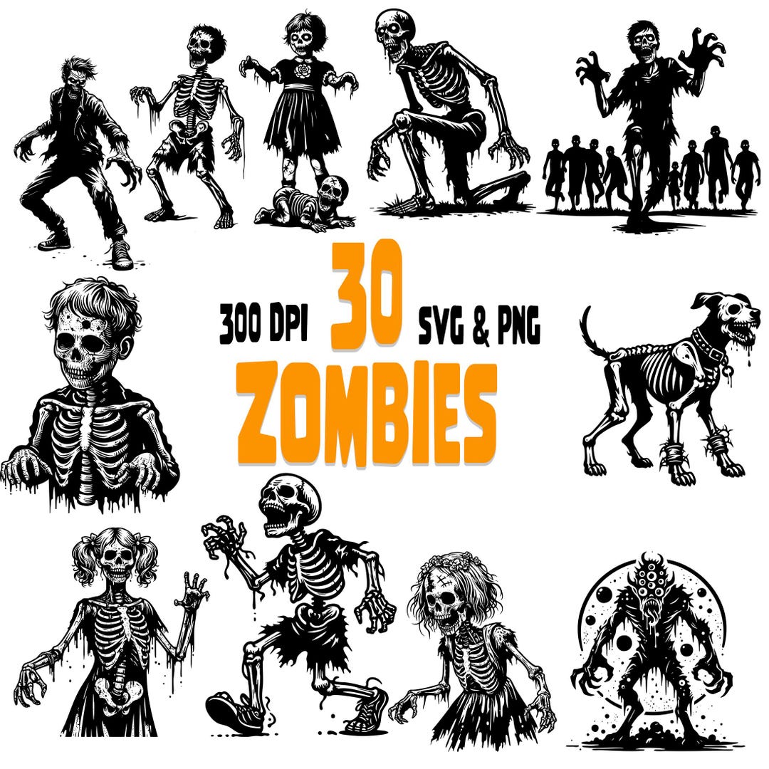Zombie Svg,zombies PNG, Zombie SVG, Halloween Scary Zombies Ghoul ...