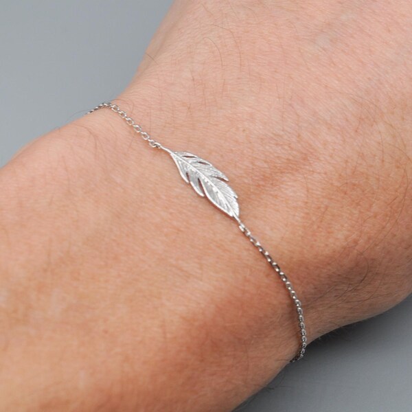 Feather Bracelet - Etsy