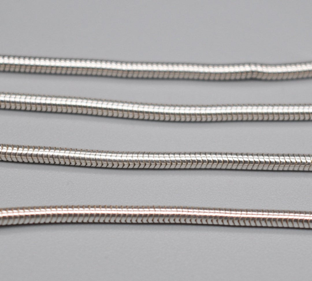 Vintage Danish 925 Sterling Silver Snake Chain. Length 42 Cm / 16.5 ...