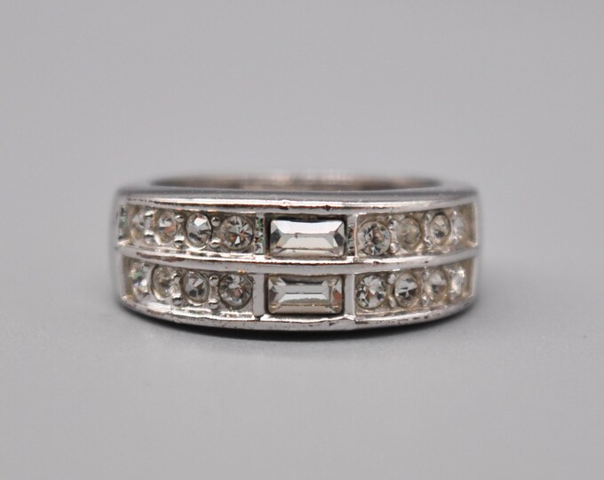 Vintage 900 Silver Statement Ring. Size 16 Mm US 6. - Etsy