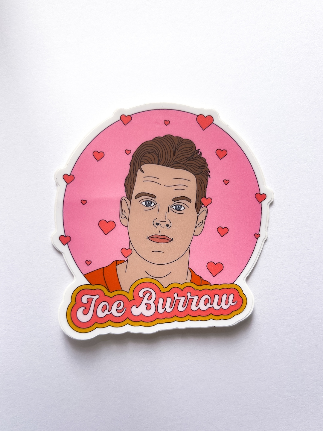 Joe Burrow Vinyl Sticker - Etsy
