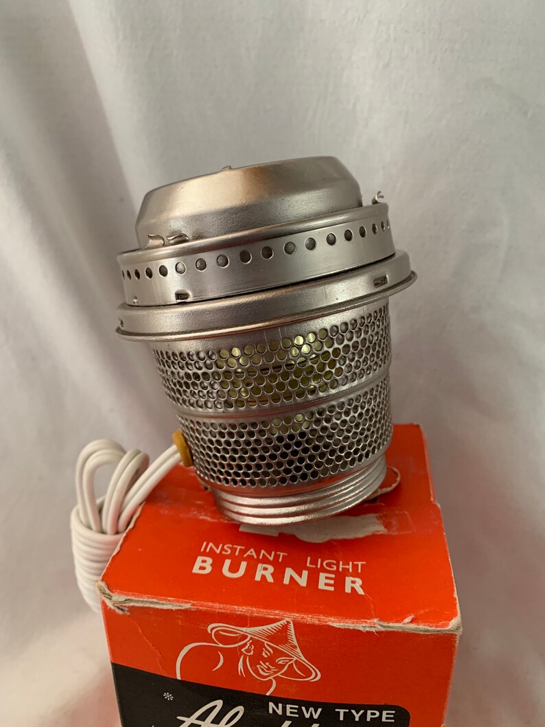Aladdin Burner Box With Aladdin Electric Receptacle - Etsy