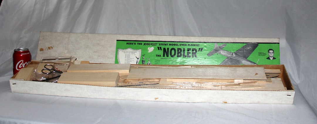 Nobler Stunt Airplane Kit in Original Box - Etsy New Zealand