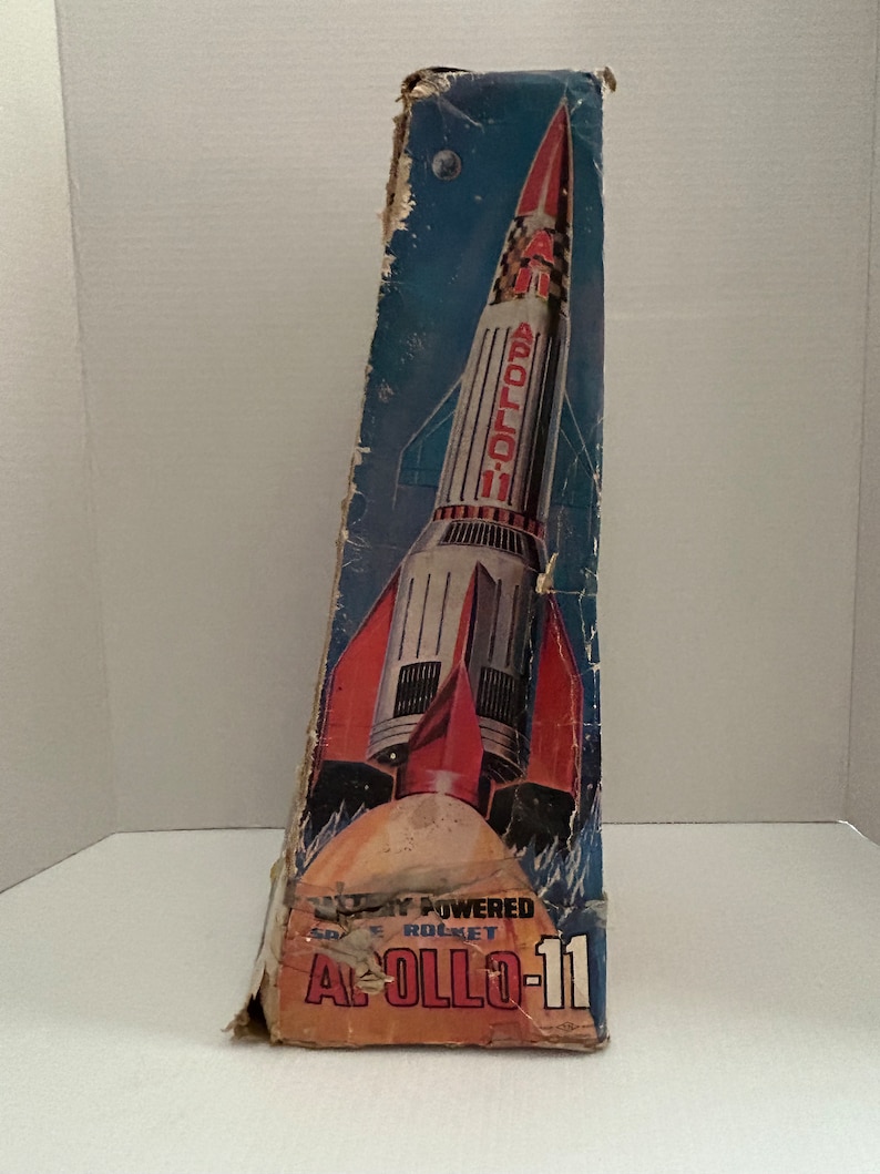 Vintage Battery Powered Space Rocket Apollo-11 by Nomura - Etsy