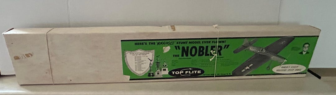 Top Flite "green Box" Nobler Model Plane Kit - Etsy