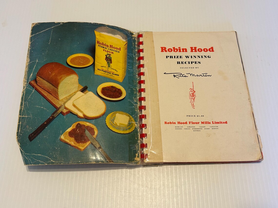 Vintage Robin Hood Prize Winning Recipes Cookbook - Etsy