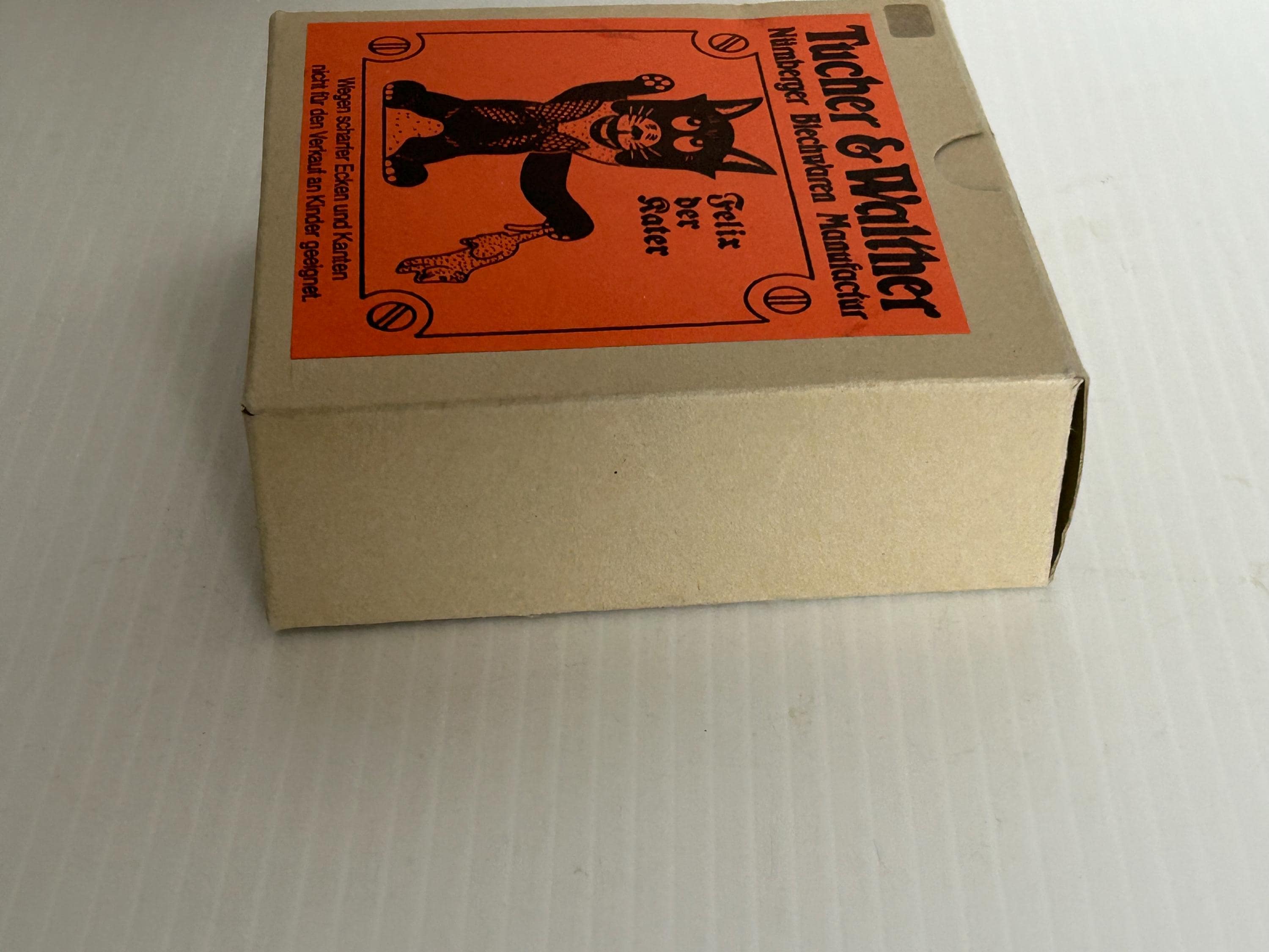 Felix the Cat Tucher&walther Vintage Style Cat Tin Toy With Rat ...