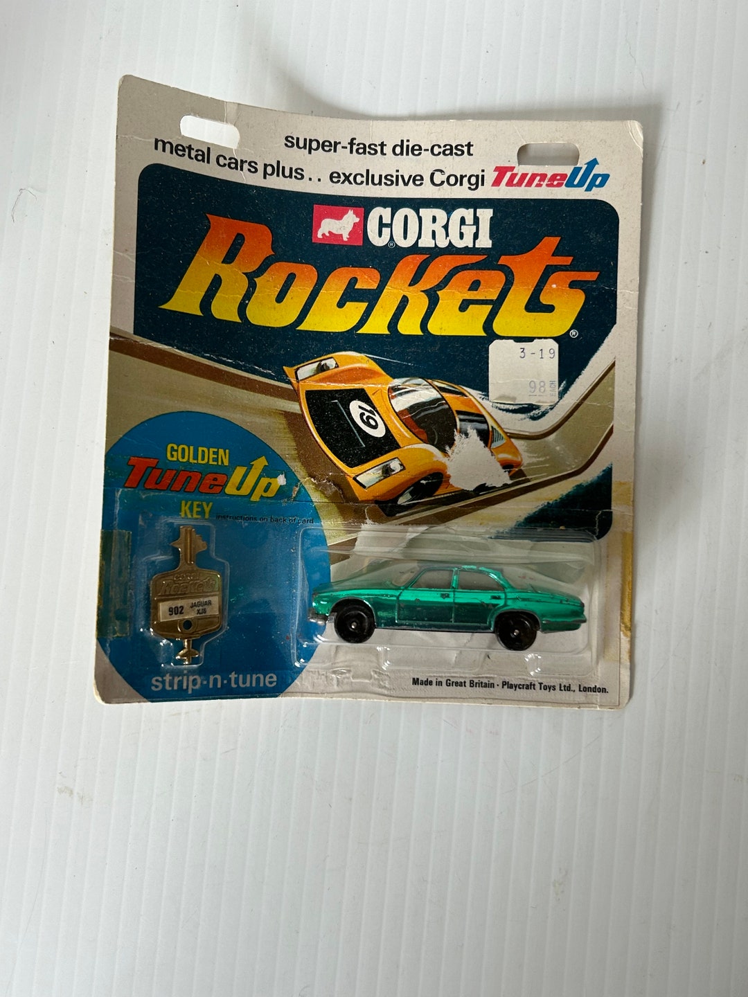 Corgi Rockets Golden Tune up Key Jaguar XJ6 New Sealed Vintage - Etsy