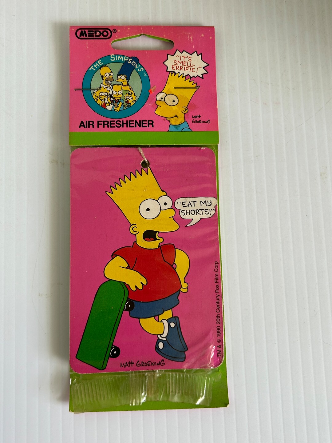 NOS Vintage Bart Simpson Air Freshener - Etsy
