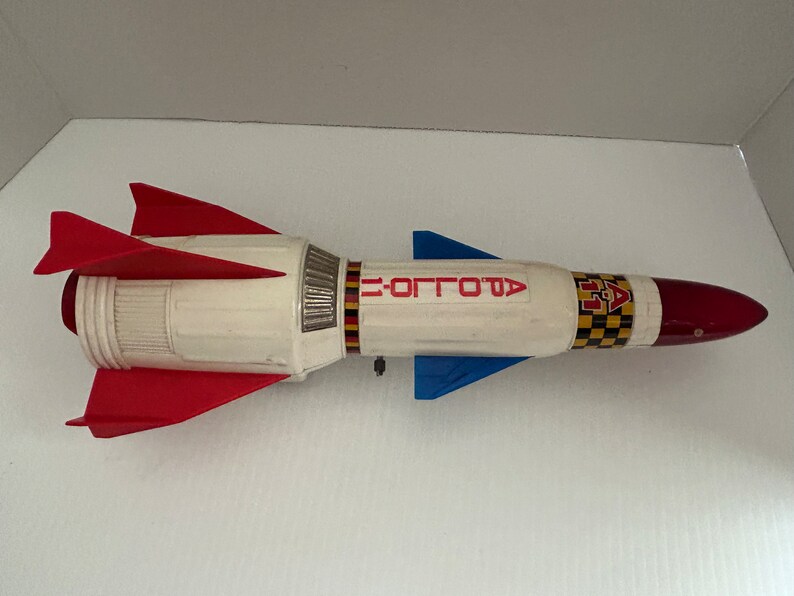 Vintage Battery Powered Space Rocket Apollo-11 by Nomura - Etsy