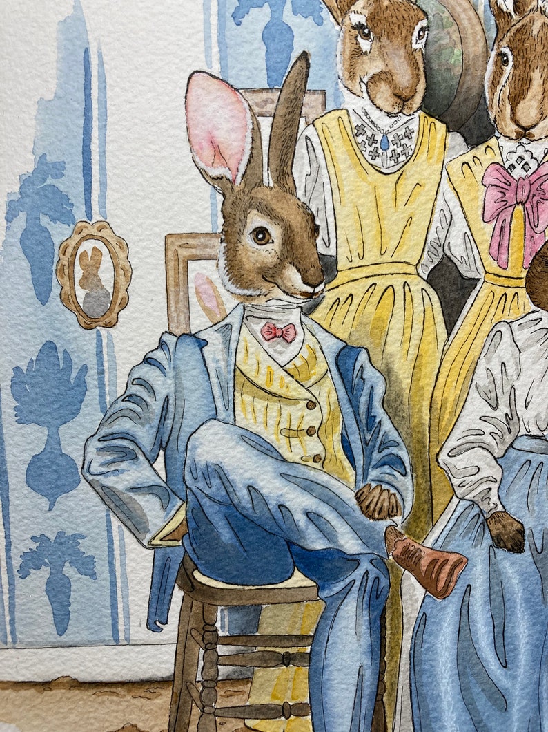Peter Rabbit Watercolor Painting - Etsy