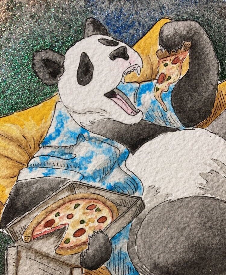 Pizza Panda - Etsy