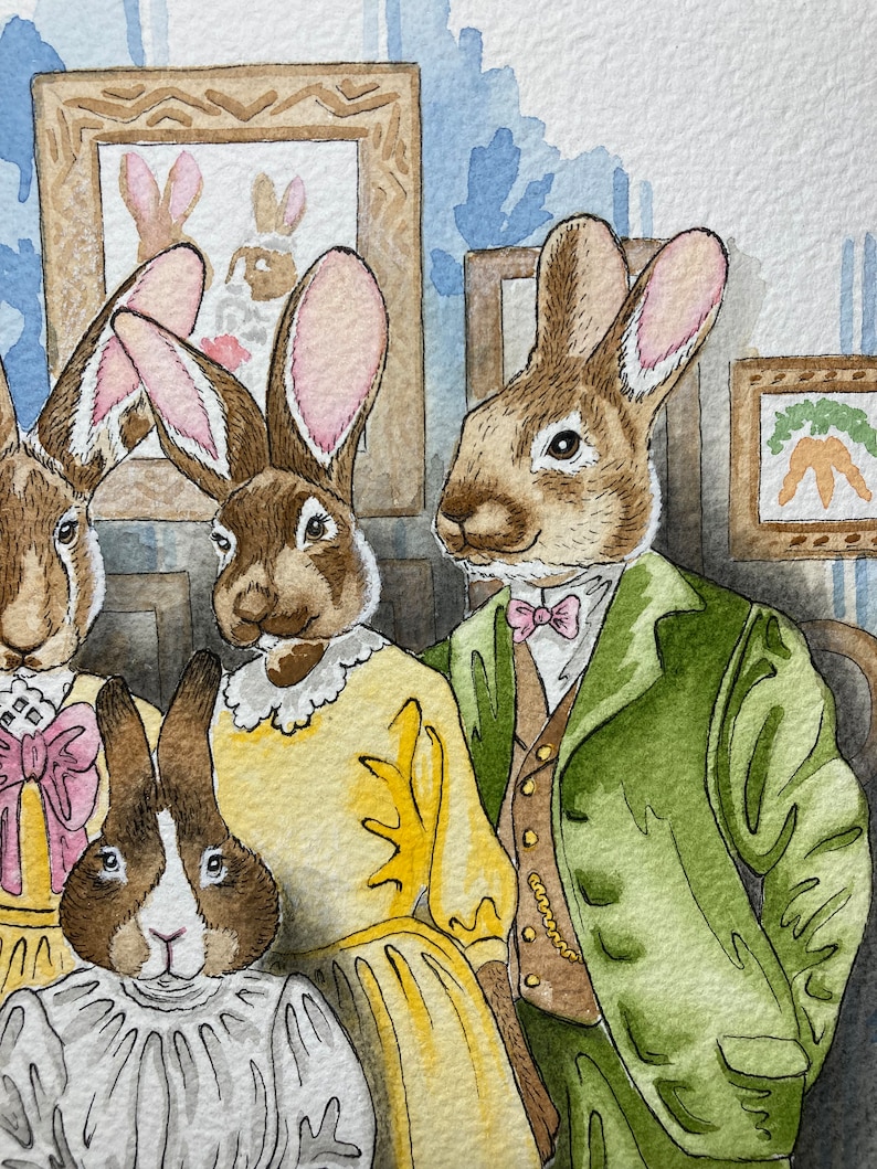 Peter Rabbit Watercolor Painting - Etsy