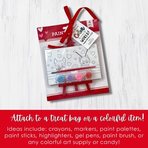 Printable Valentine Gift Tags, Printable School Valentines, Kids ...