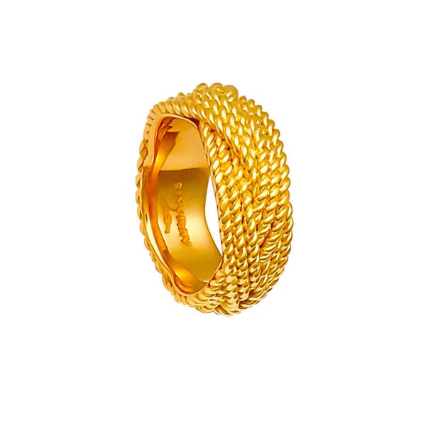 Nautical Gold Ring - Etsy