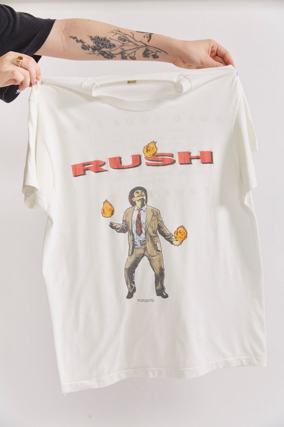 Vintage 1987-88 Rush Hold Your Fire Tour T-Shirt| Sin… - Gem