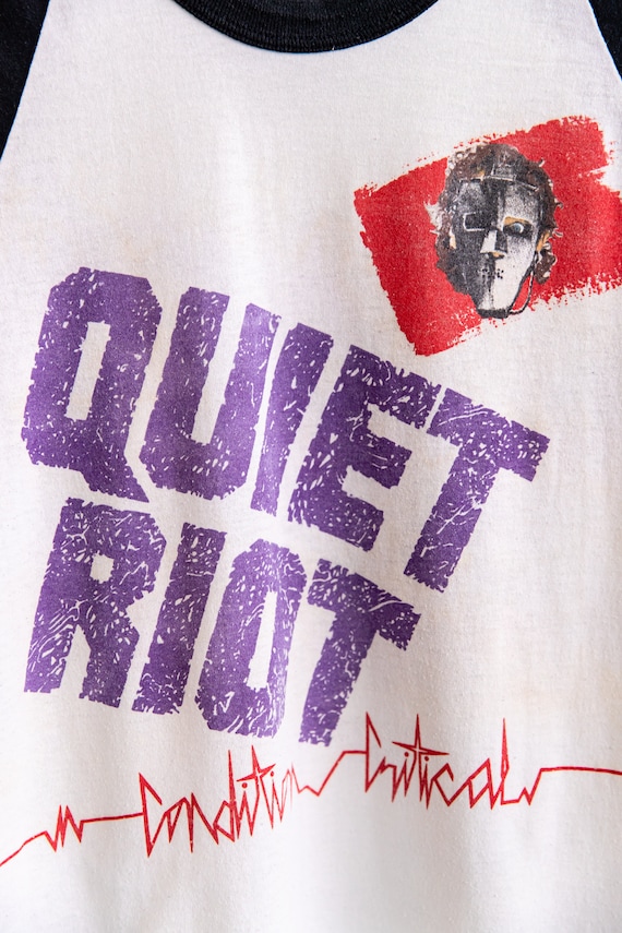 Vintage 84 Quiet Riot Tour Shirt| 1980's Quiet Riot R… - Gem