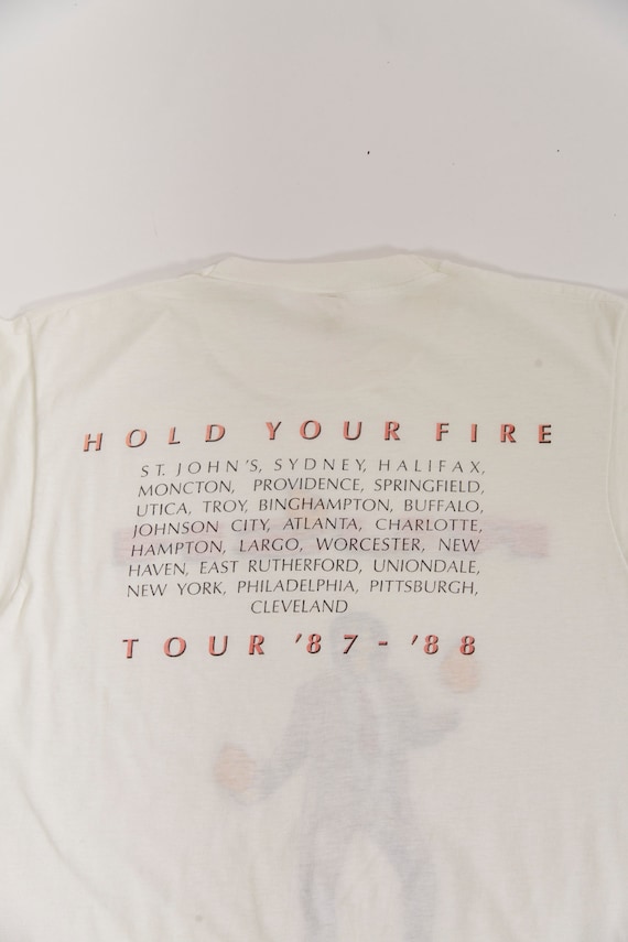 Vintage 1987-88 Rush Hold Your Fire Tour T-Shirt| Sin… - Gem