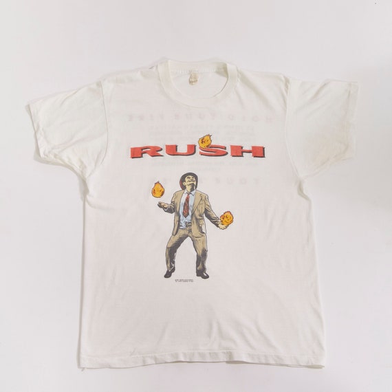 Vintage 1987-88 Rush Hold Your Fire Tour T-Shirt| Sin… - Gem