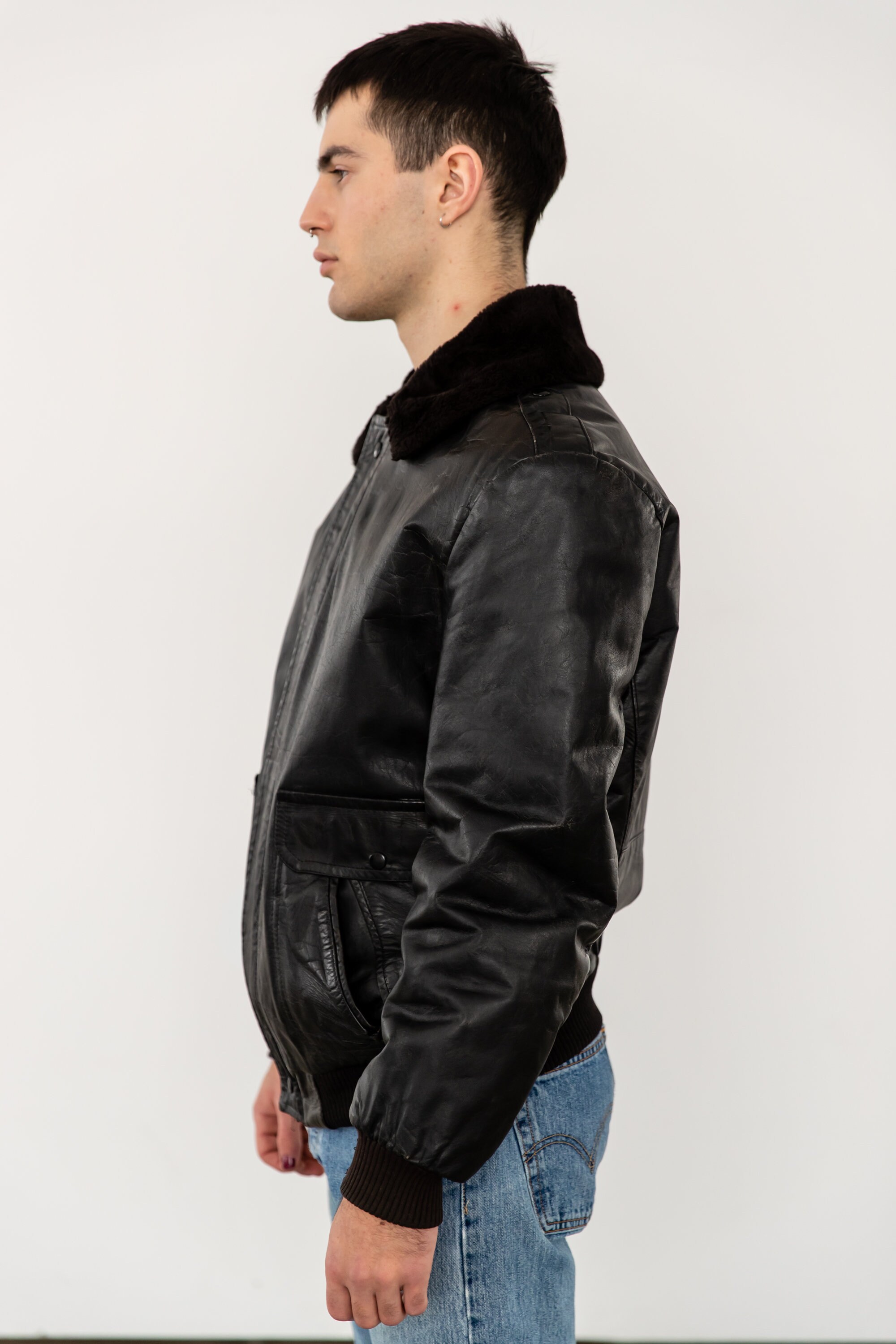 Vintage G1 Flight Bomber Style| Aviator Leather Jacket Vintage G1 Flight Bomber Style| Aviator Leather Jacket