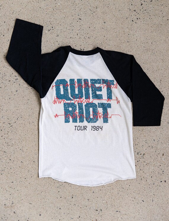 Vintage 84 Quiet Riot Tour Shirt| 1980's Quiet Riot R… - Gem