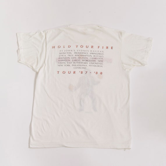 Vintage 1987-88 Rush Hold Your Fire Tour T-Shirt| Sin… - Gem